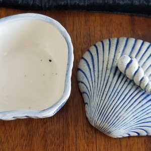 Ceramic Shell Jewelry Box - Etsy