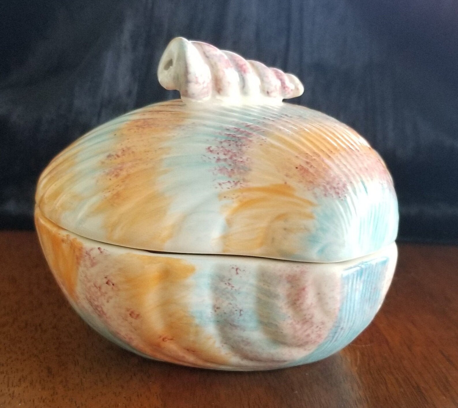 Ceramic Shell Jewelry Box - Etsy