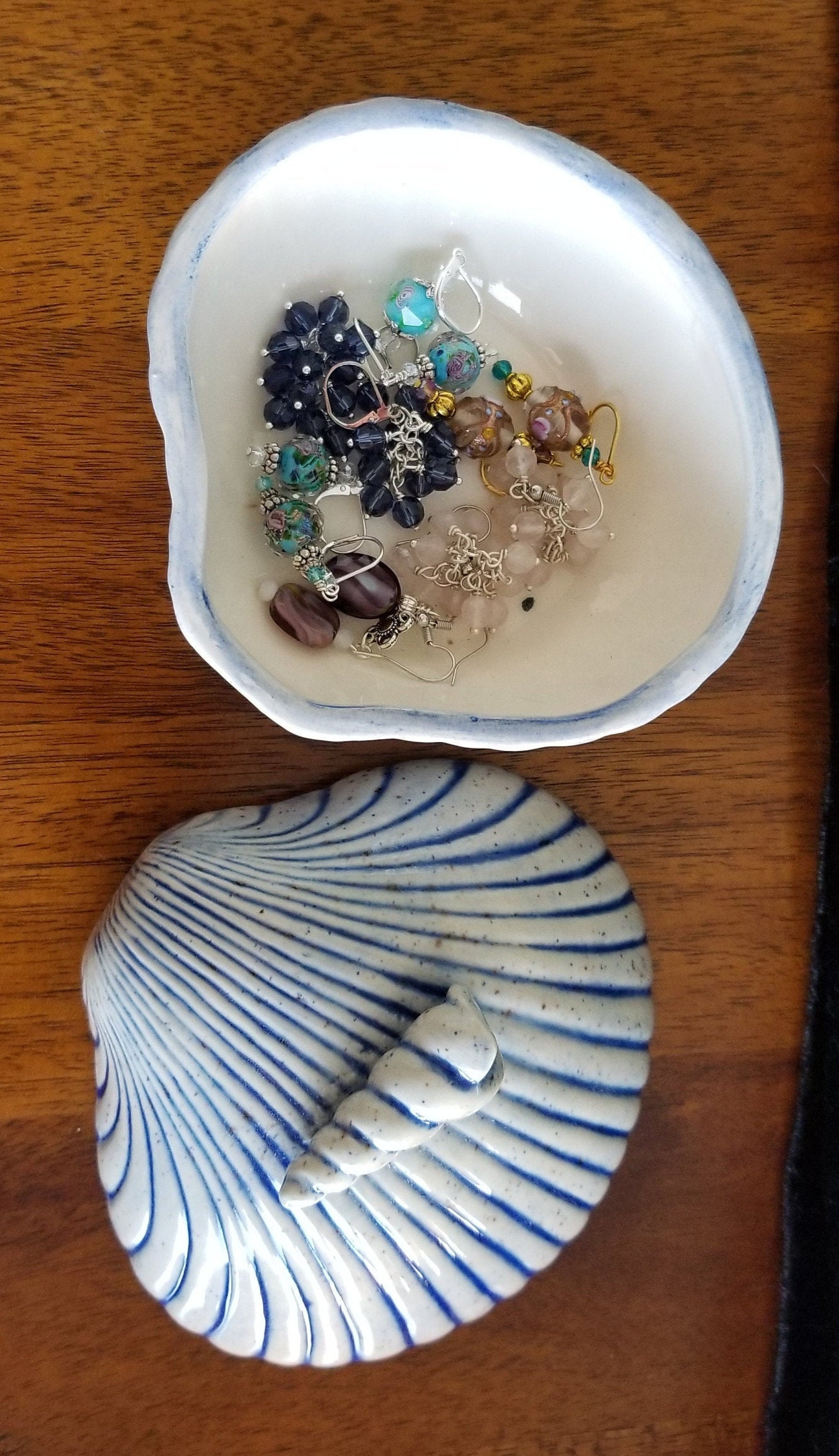 Ceramic Shell Jewelry Box - Etsy