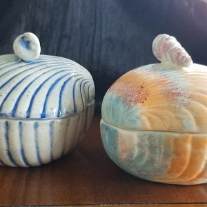 Ceramic Shell Jewelry Box - Etsy