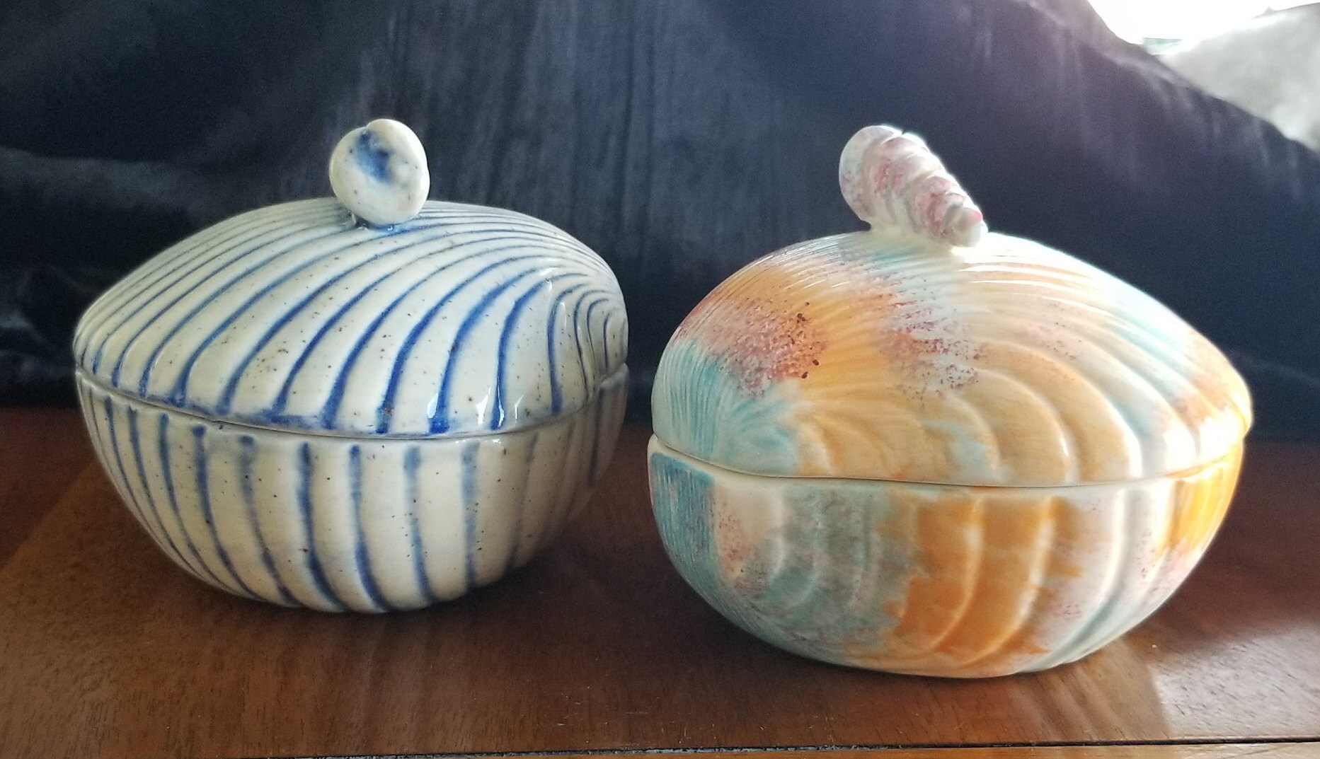 Ceramic Shell Jewelry Box - Etsy