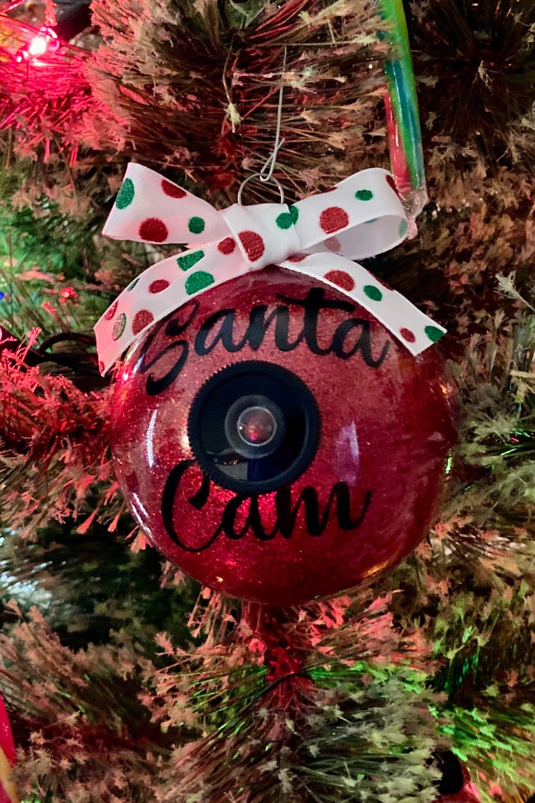 Santa Cam Christmas Ornament - Etsy