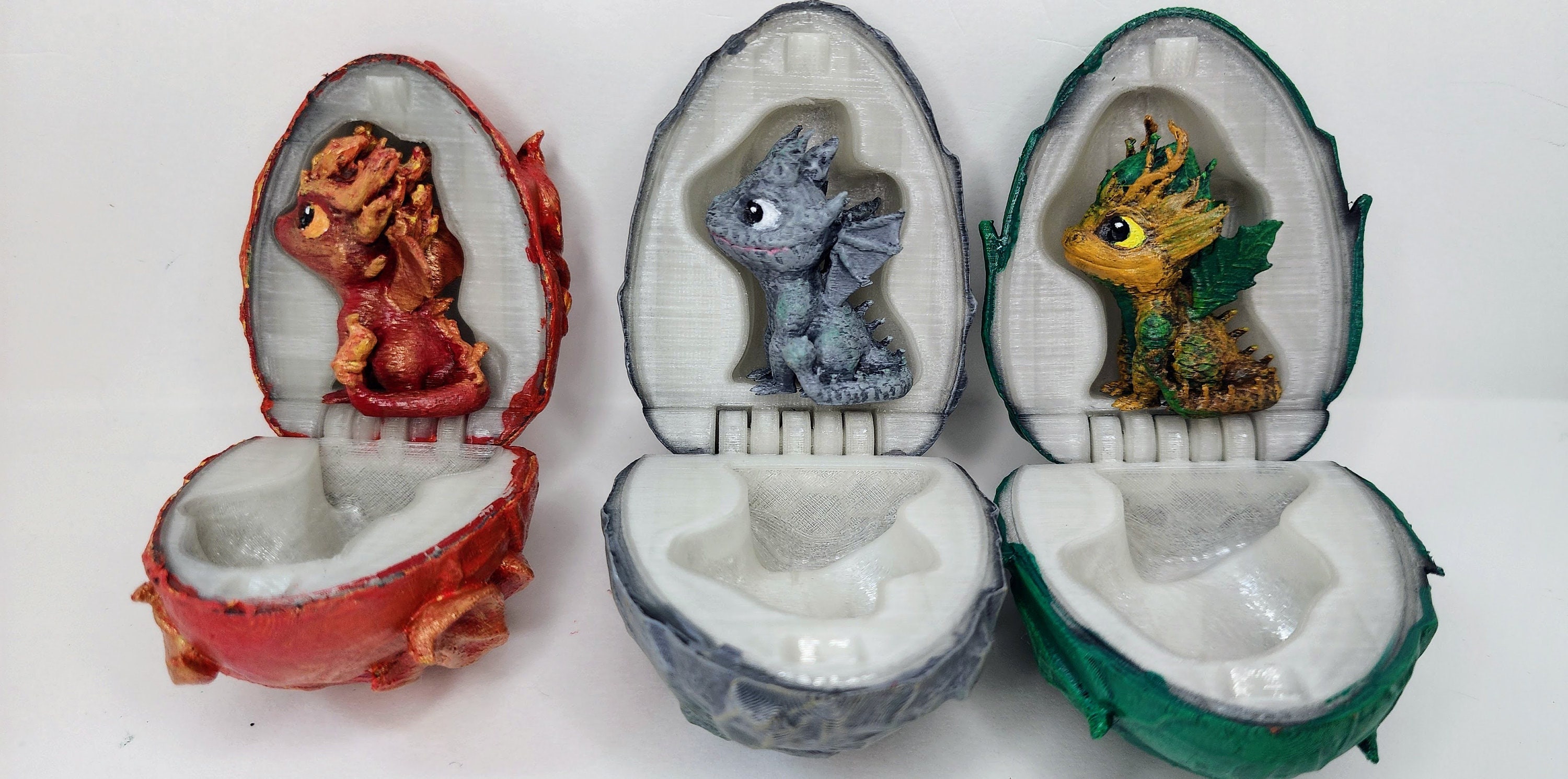 Elemental Hatchlings- Baby Dragons - Dragons /w Eggs - Etsy