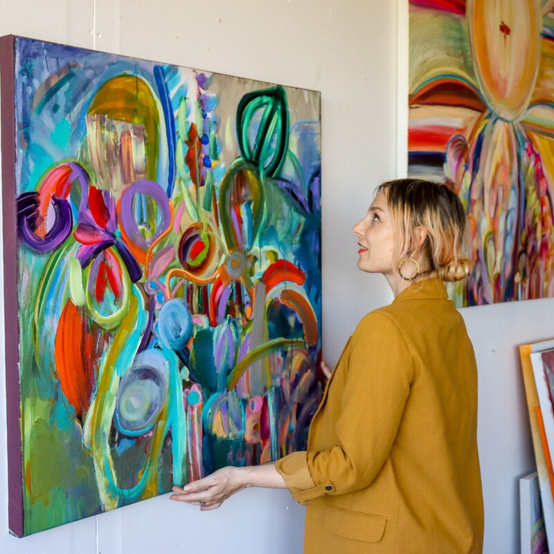 Bright Painting - Etsy