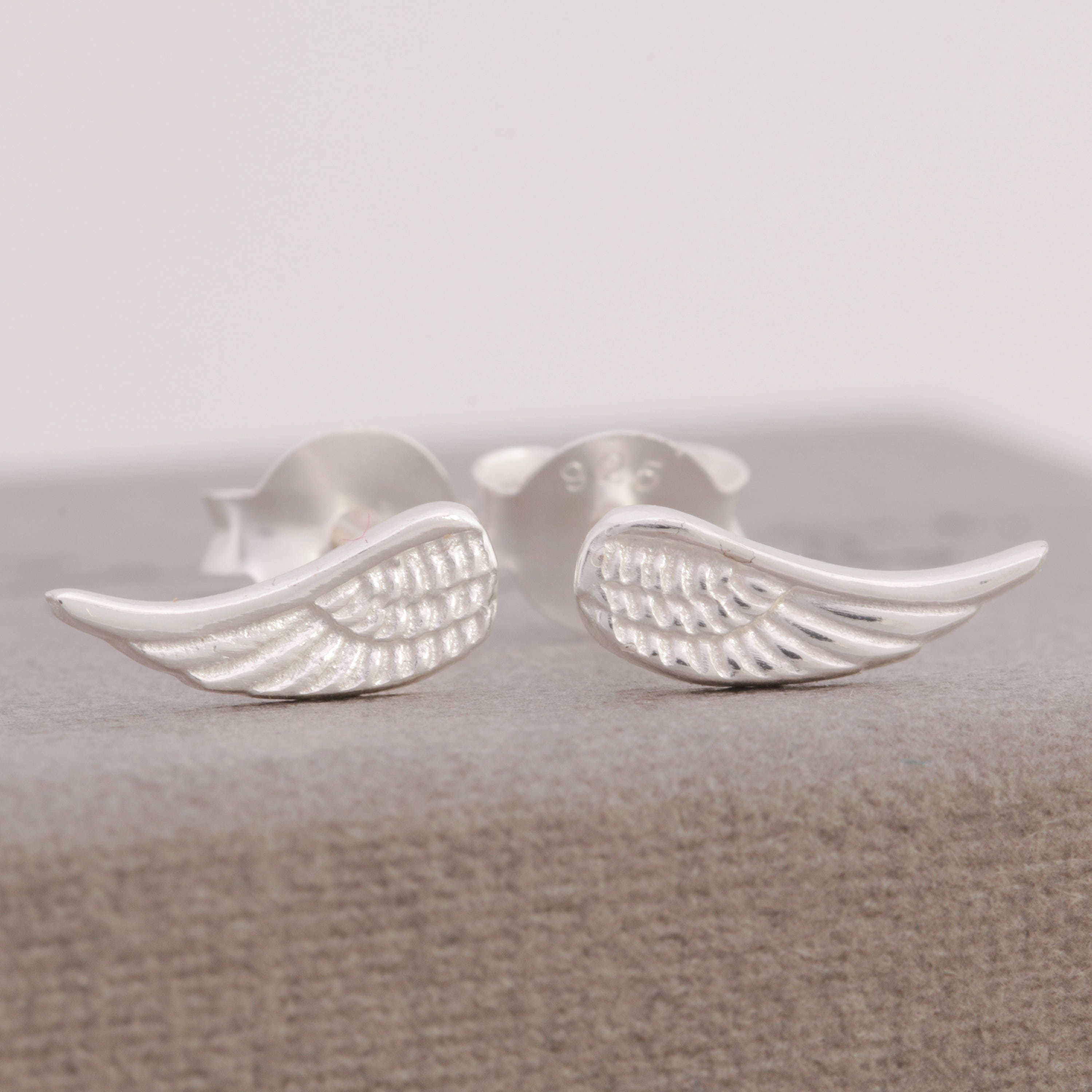 Sterling Silver Angel Wing Earrings|Silver Angel Wing Earrings|Angel ...