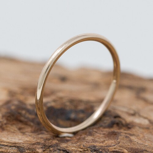 Womens Small Promise Ring Simple Promise Ring Dainty Gold | Etsy