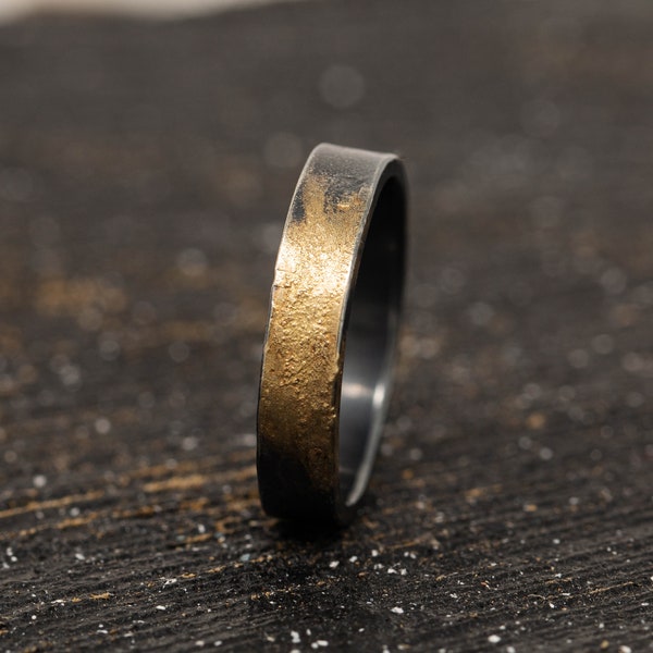 Rustic Wedding Band - Etsy