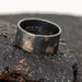 8mm 24K Gold Keum Boo Rustic Ring, Silver&gold Rustic Ring , Unisex ...