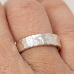 Sterling Silver Chunky Wedding Ring Settextured Sterling Silver Wedding ...