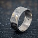 8MM 24K Gold Keum Boo Celestial Ring, Silver&gold Rustic Ring, Unisex ...