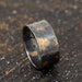 8mm 24K Gold Keum Boo Rustic Ring, Silver&gold Rustic Ring , Unisex ...