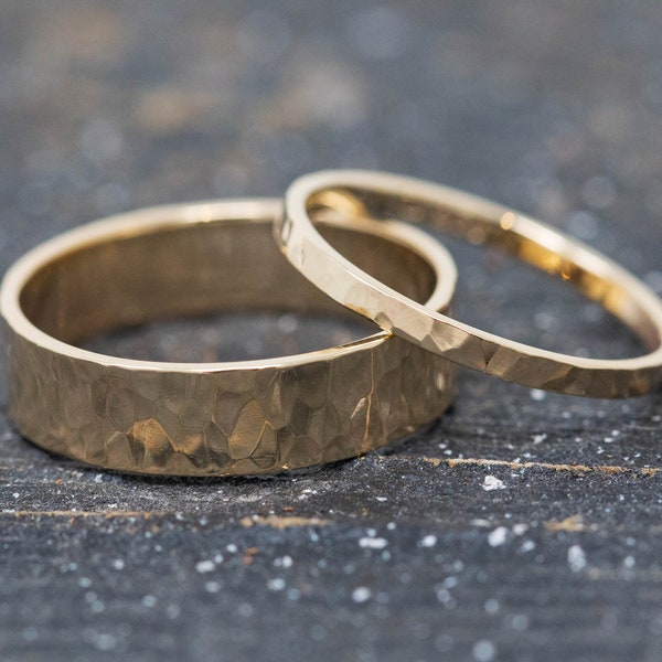 Texture Wedding Ring - Etsy UK