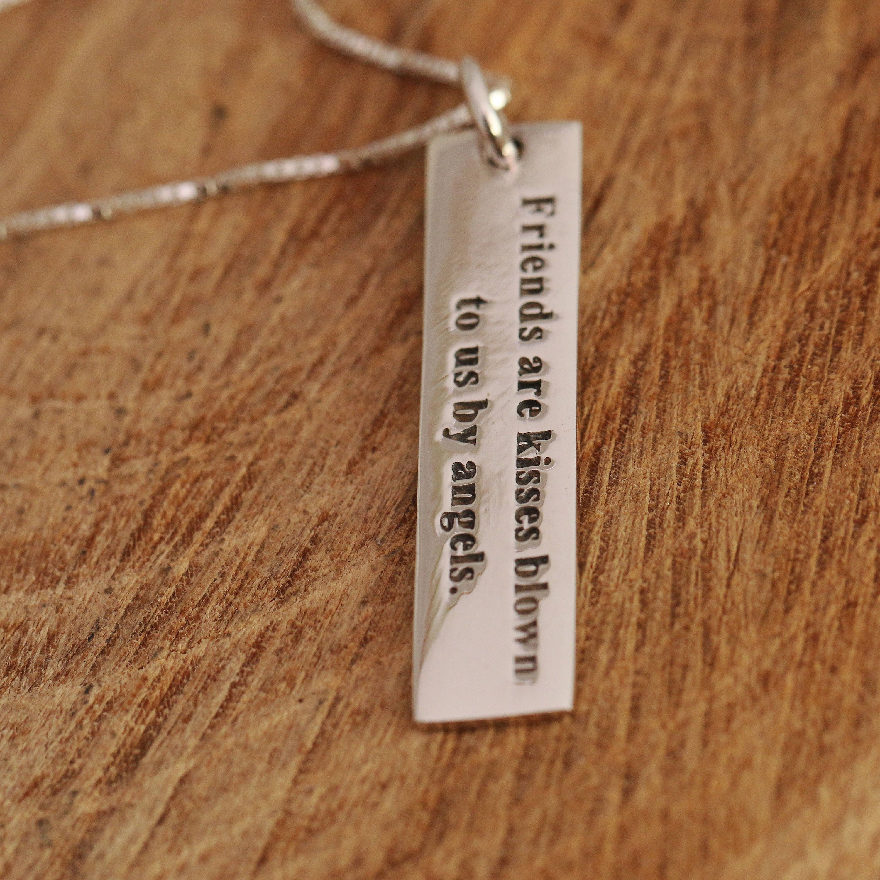 Sterling Silver Friendship Necklace, Silver Friendship Necklace ...