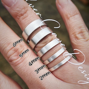 Vetustas Ring, Solid 9ct White Gold Minimalist Ring, Hand Textured Gold ...