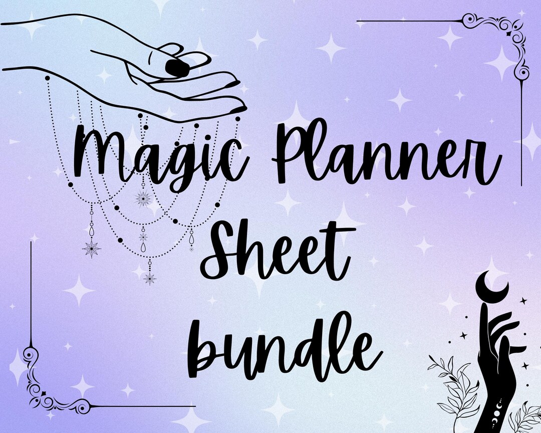Spell Tarot Oil Crystal Candle Magic Bundle Digital Printable - Etsy