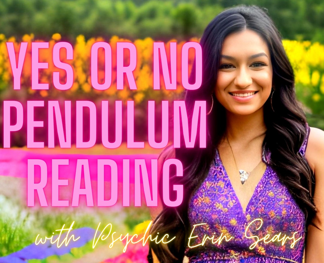 Yes No Pendulum Reading via Text | Psychic Medium Erin Sears - Etsy
