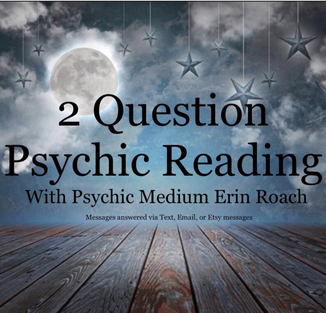 2 Question Reading via Text or Email by Professional Psychic Medium ...