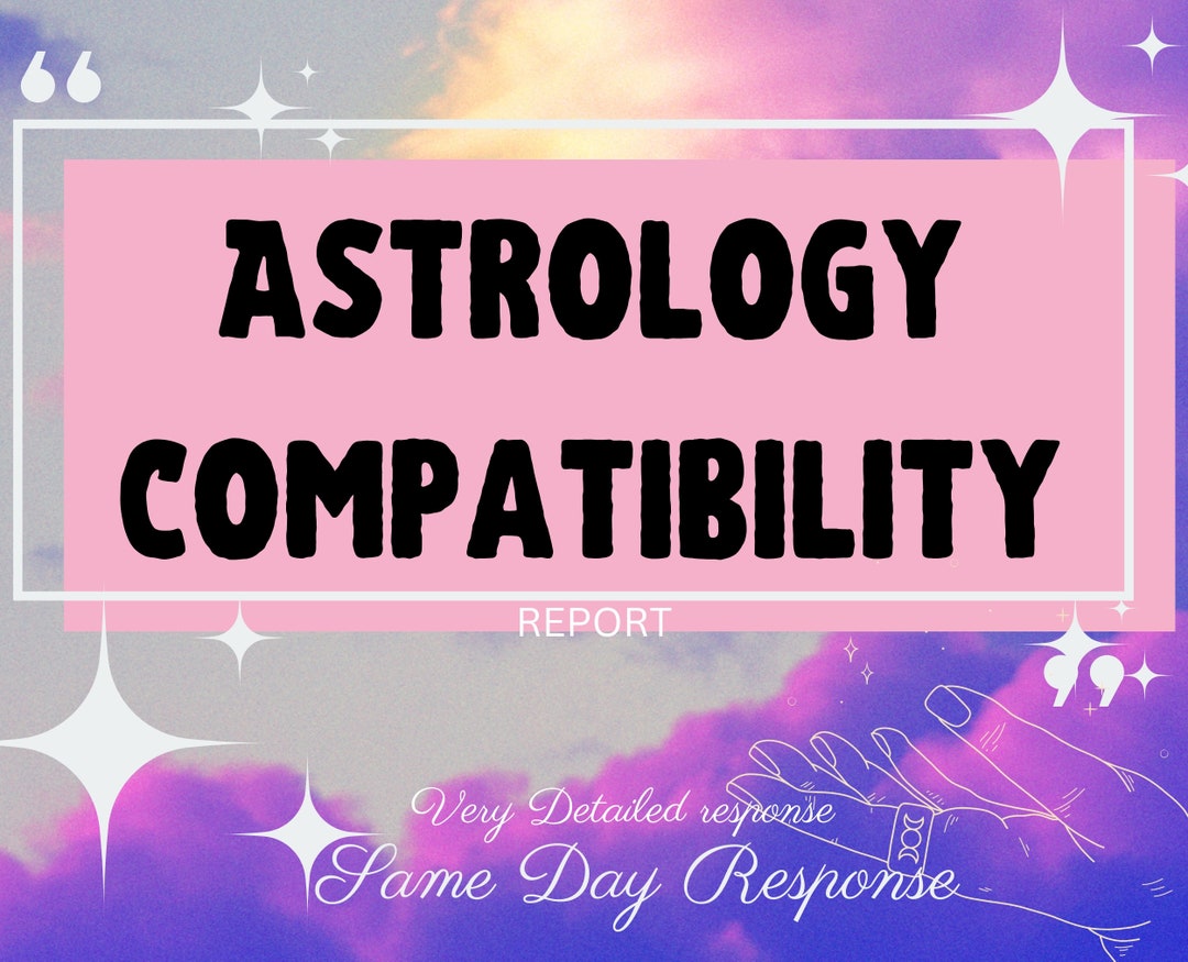Detailed Astrology Compatibility Love Natal Chart Sign Report via Email ...