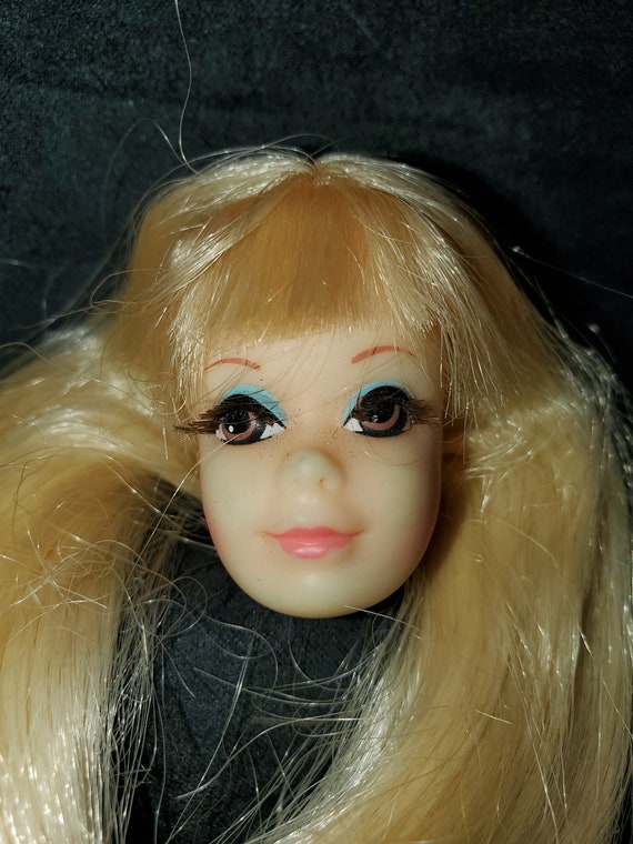 Straight Leg Body Vintage Mattel 1969 PJ Barbie Doll Rooted Eyelashes ...