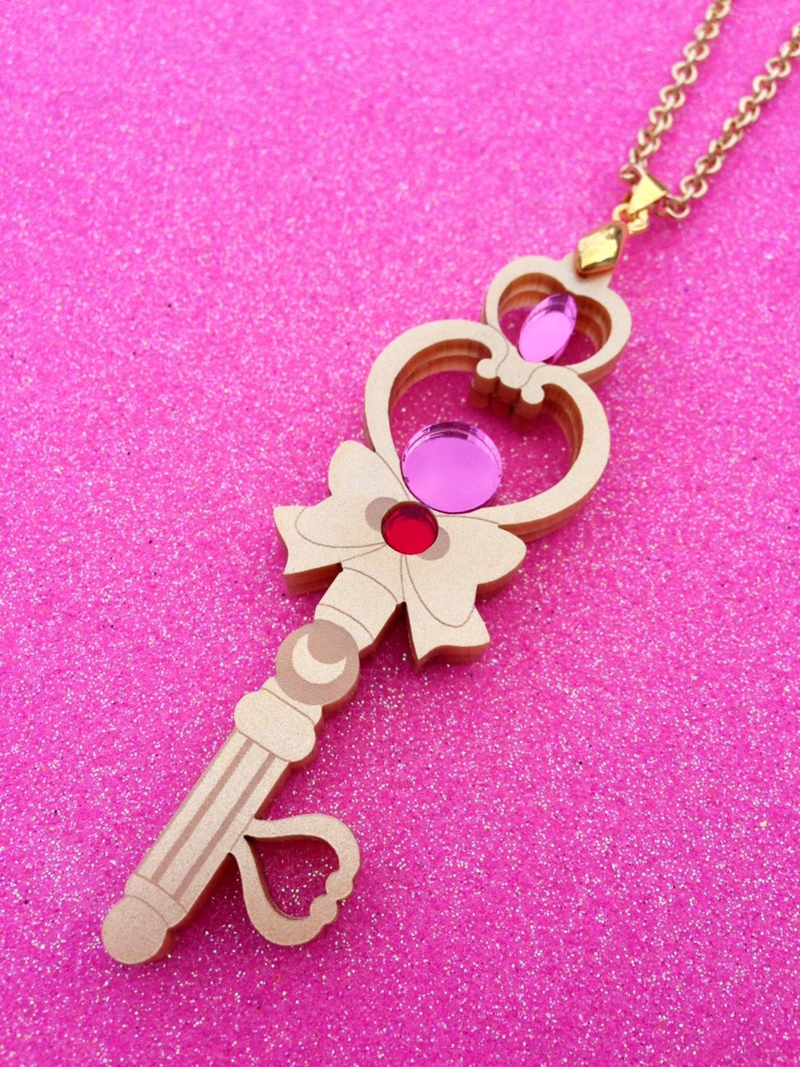 Sailor Moon Time Key Necklace | Etsy