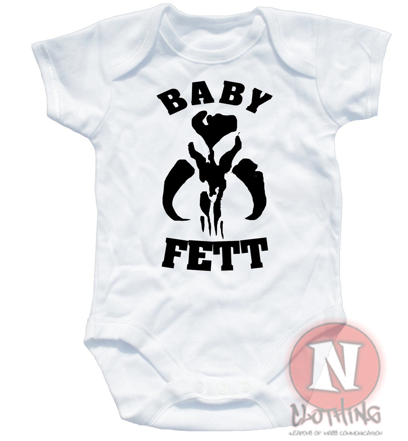 Baby Fett tribute baby suite. Babygrow baby suit en tallas - Etsy España