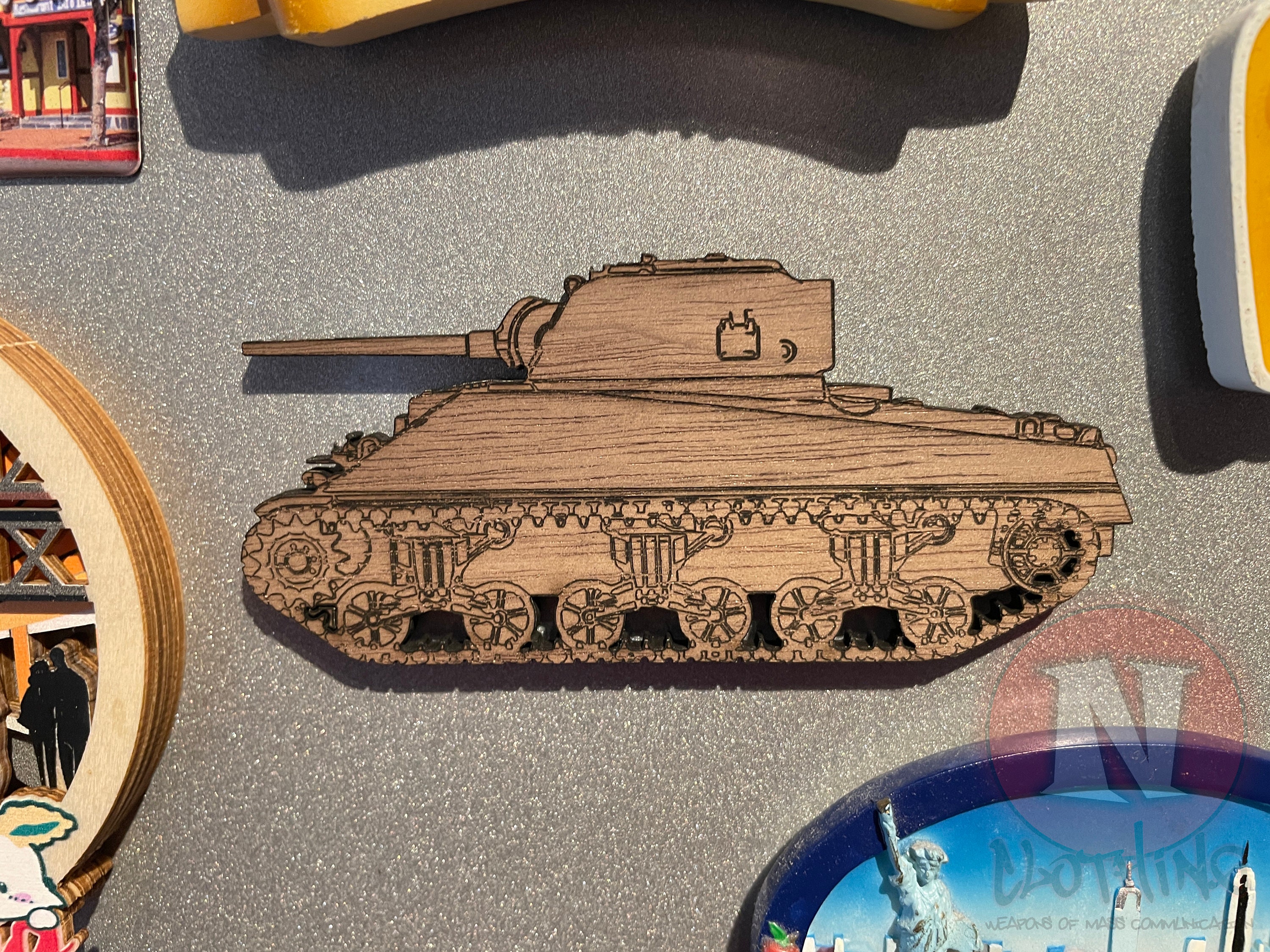 Sherman M4 Tank WW2 Wooden Fridge Magnet Detailed Classic Vehicle - Etsy