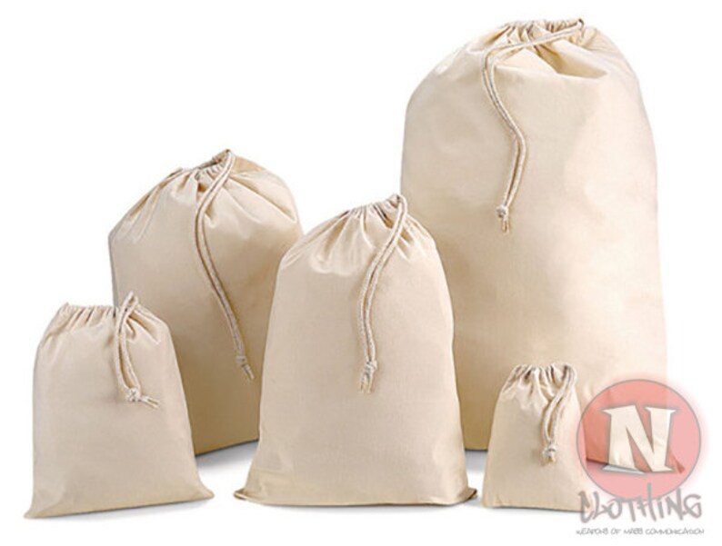 Natural Cotton Drawstring Stuff Bag for Arts Craft Party and - Etsy