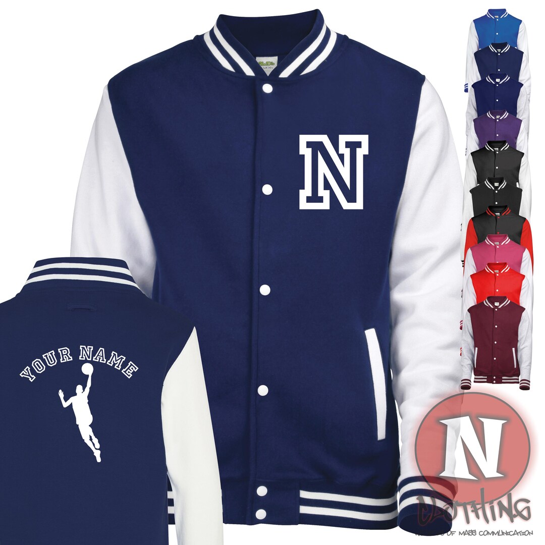 Custom Basketball Kids Varsity Jacket, for Sports Teams and After ...