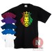 Rasta Reggae Lion Children's T-shirt. for Your Little Rastaman. in 6 ...