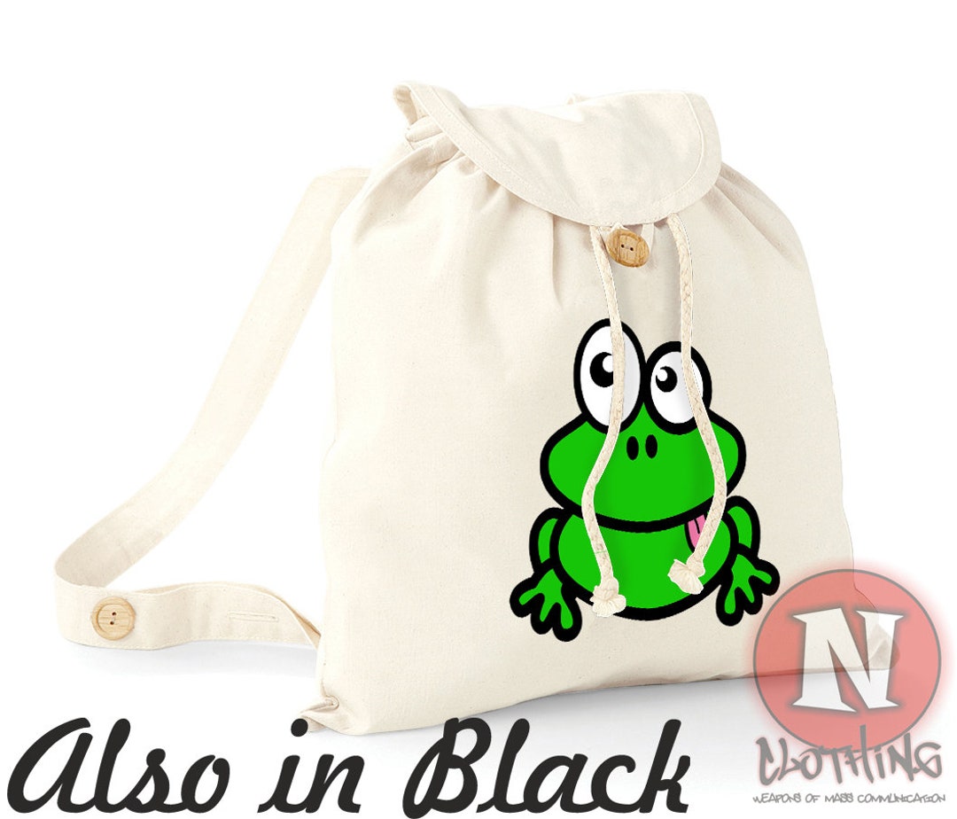 Freaky Frog Backpack Nature Bag Organic Environmentally Friendly ...