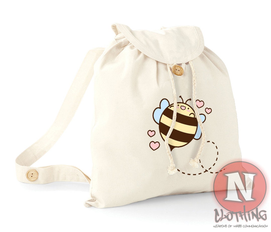 Bumble Bee Backpack Bag Organic Environmentally Friendly Bees Nature ...