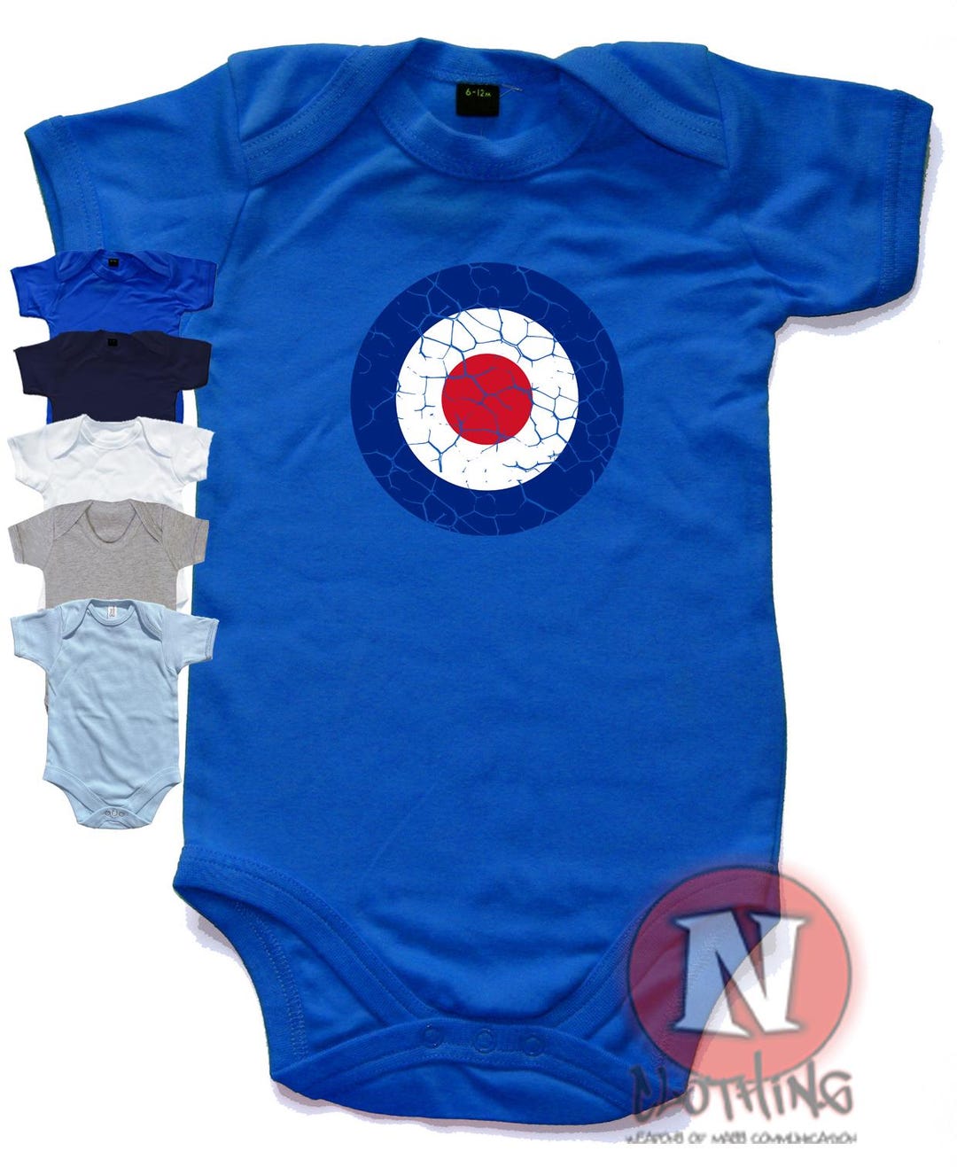 RAF Classic Roundel Babygrow. Babysuit Baby Suit in Sizes From 0-3 up ...