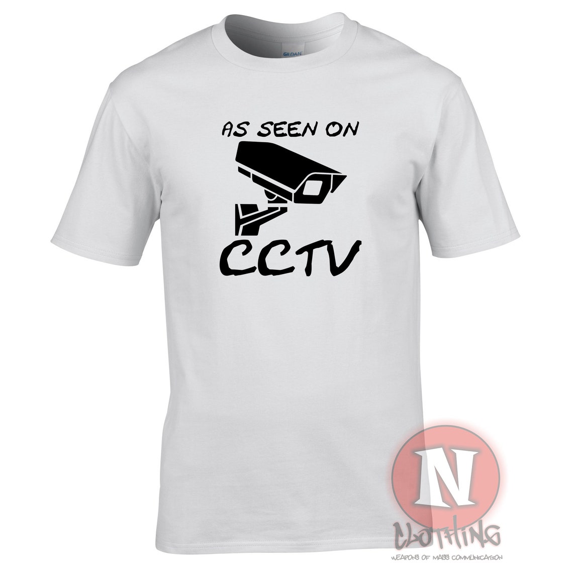 As Seen on CCTV T-shirt. Banksy Quote Teeshirt Urban Art | Etsy