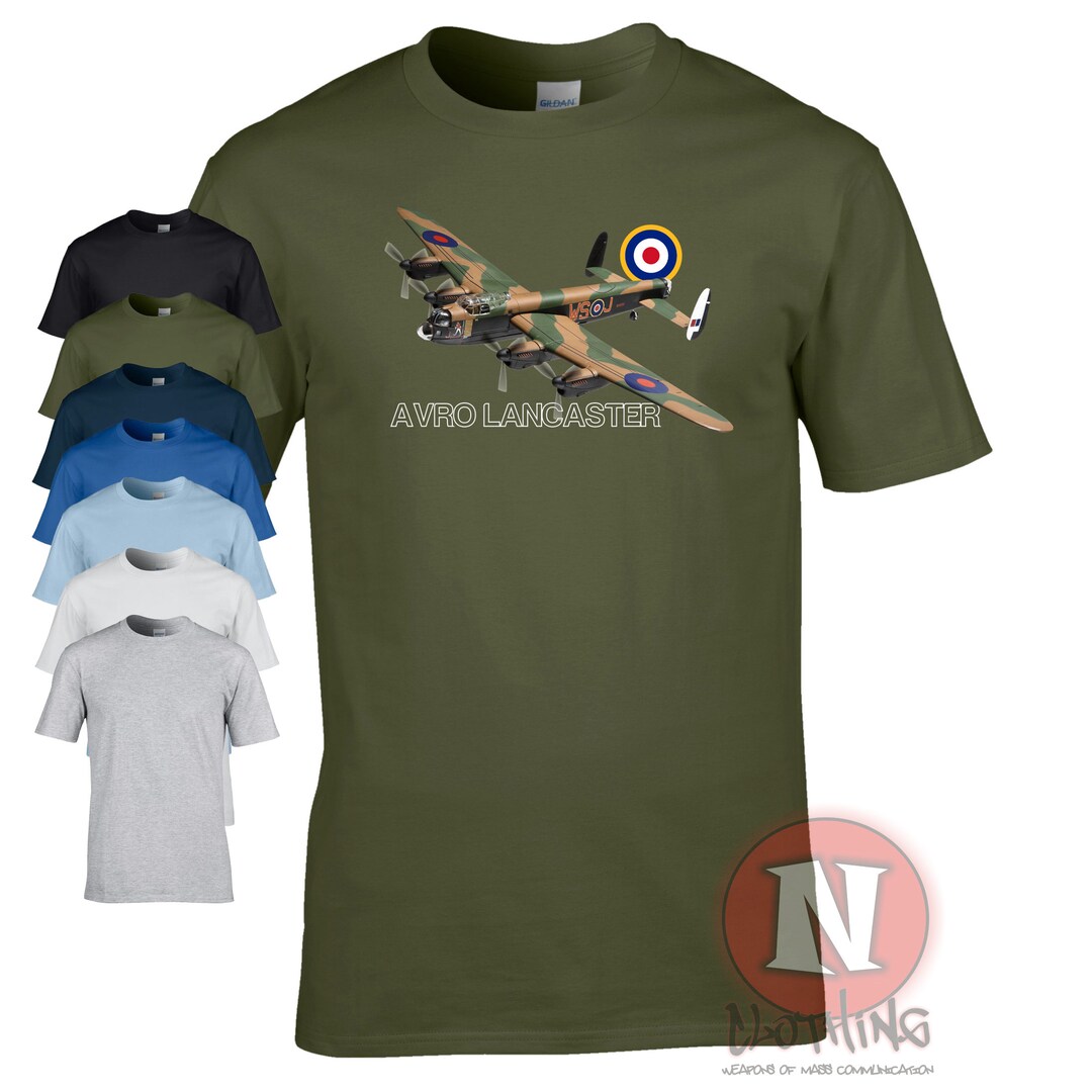 Avro Lancaster Heavy Bomber T-shirt. the Legendary World War 2 RAF ...