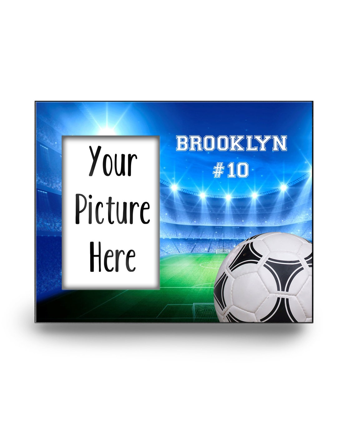 Personalized SOCCER Picture Frame. Custom Soccer Gift, Custom Frame ...