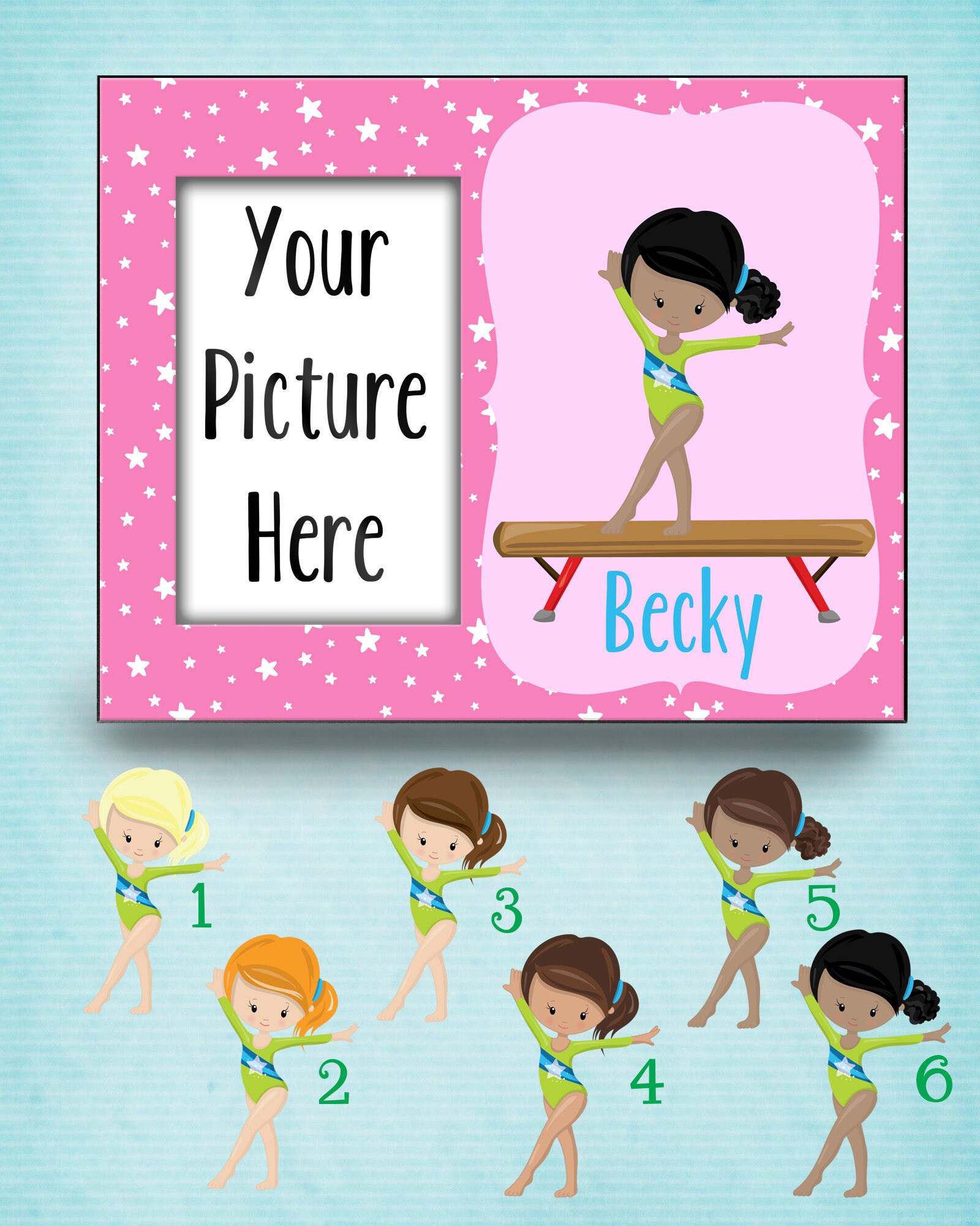 Personalized Gymnastics Picture Frame. Gymnastics Picture Frame ...