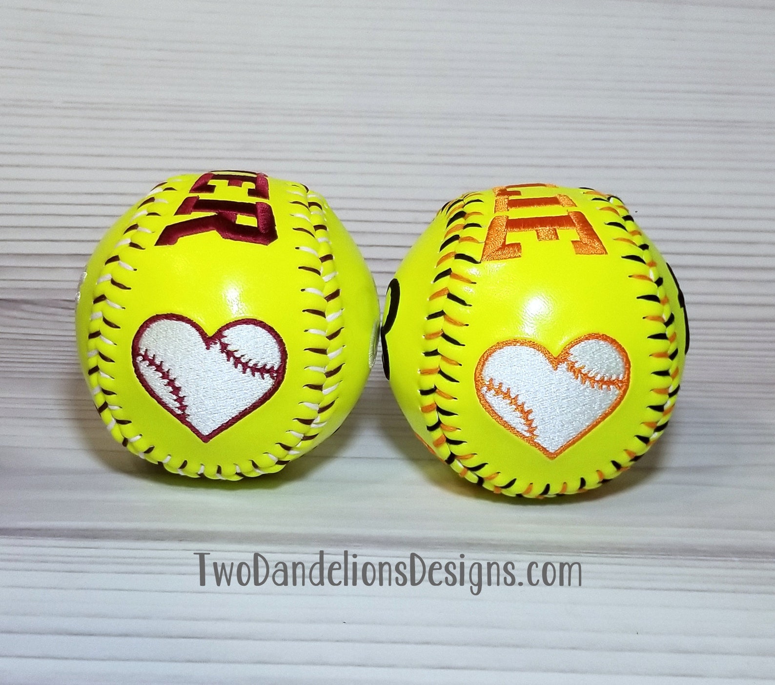 Personalized Softball monogrammed softball softball gift | Etsy