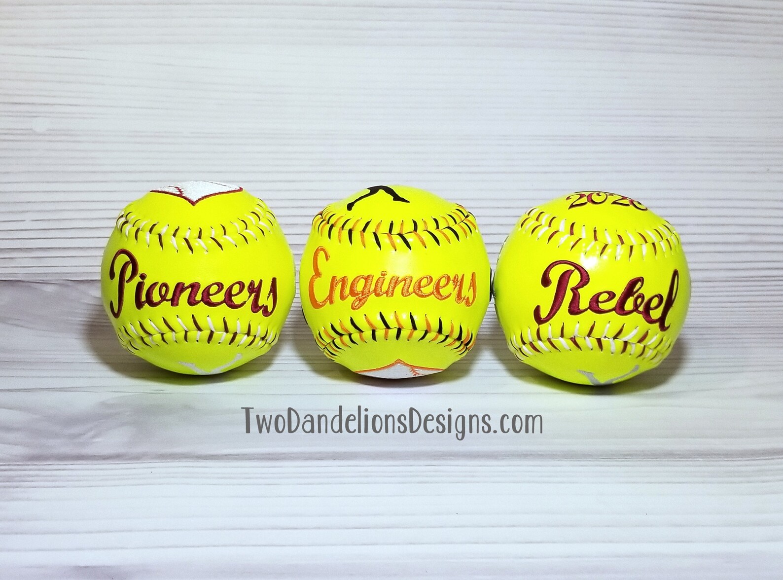 Personalized Softball monogrammed softball softball gift | Etsy