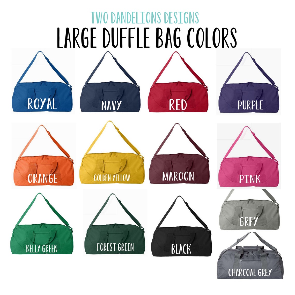 Personalized Ballet Duffel Bag, Dance Team Gift - Etsy