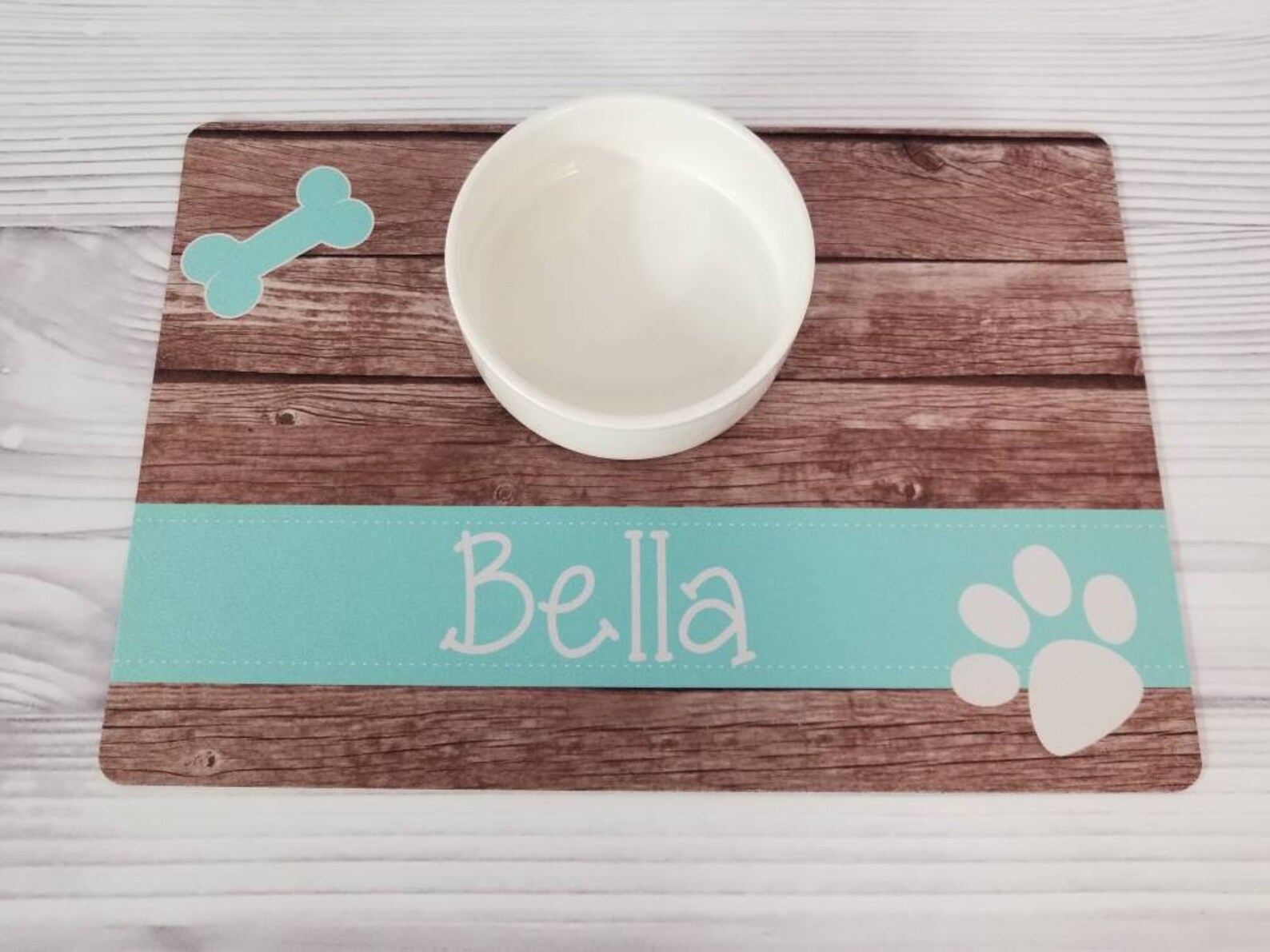 Personalized Pet Placemat. Pet Accessories Pet Bowl Mat, Dog Placemat ...