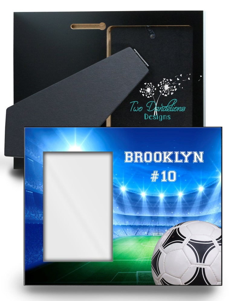 Personalized SOCCER Picture Frame. Custom Soccer Gift, Custom Frame ...