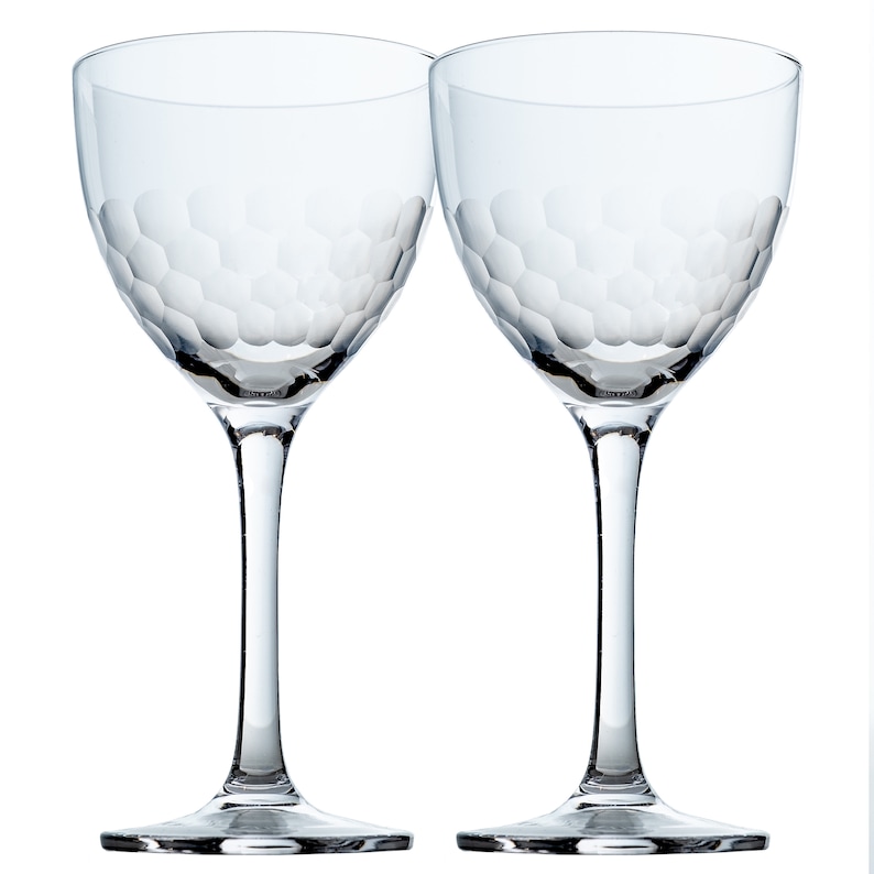 Nick And Nora Coupe Crystal Cocktail Glasses Vintage Small Etsy
