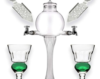 2 SLIPSTREAM Absinthe Fountain Drinking Glasses - Etsy