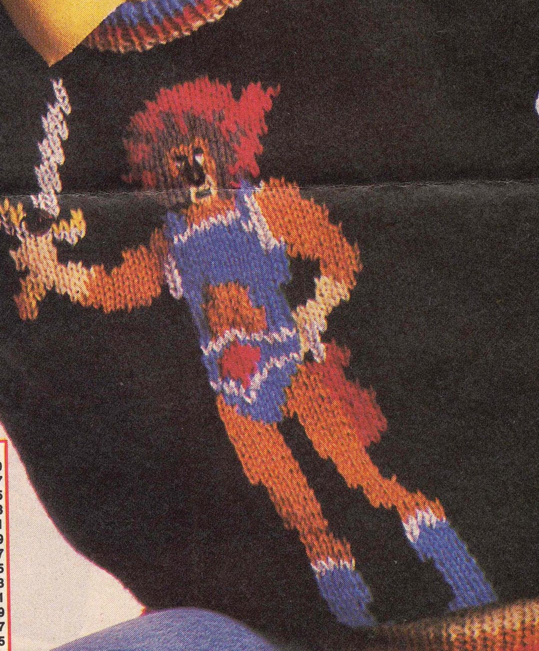 Thundercats Lion-o Retro TV Series Childs Motif Jumper Sweater Knitting ...