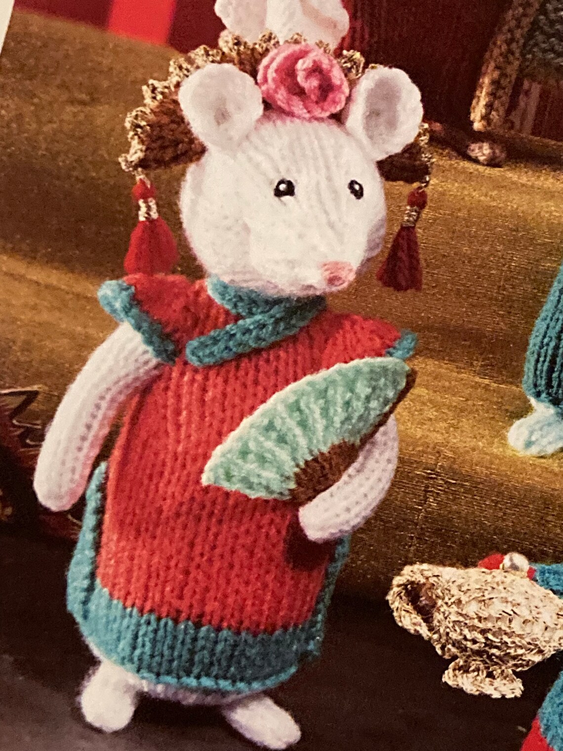 Aladdin Toy Knitting Pattern Alan Dart Original Design Mice Pantomime ...
