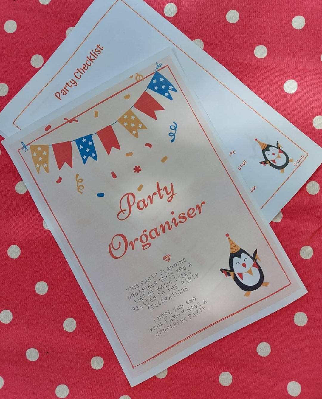 Party Organiser Printable Planner Pack, Event Planner Kit, Menu, Guest ...