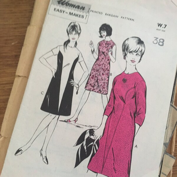 Shift Dress Pattern - Etsy UK