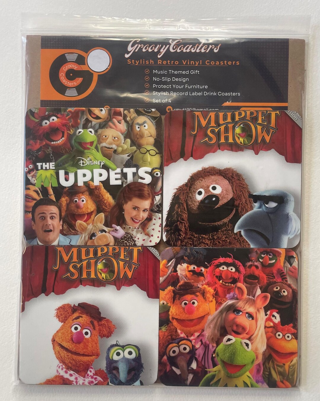 4 Premium Vintage the Muppets Drink Coasters - Etsy