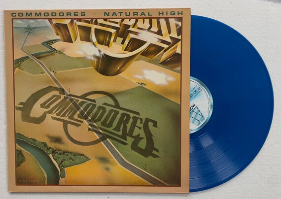 Commodores Lp Natural High. Blue Vinyl. Dutch Import. Vg/m - Etsy