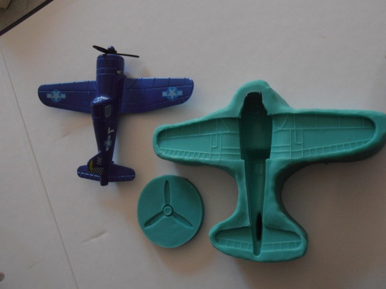 Silicone Mould 3D AIRPLANE Cake Decorating Fondant / Fimo Mold | Etsy